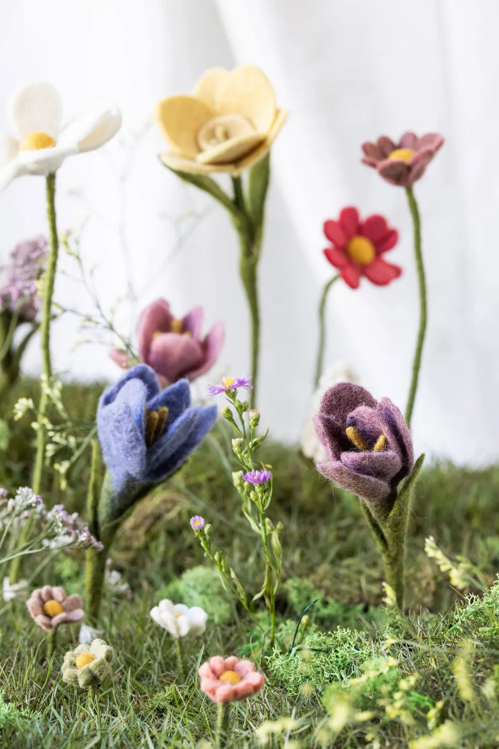 Filzblume Krokus - Pinker Frühling | Gry & Sif – Alsaba