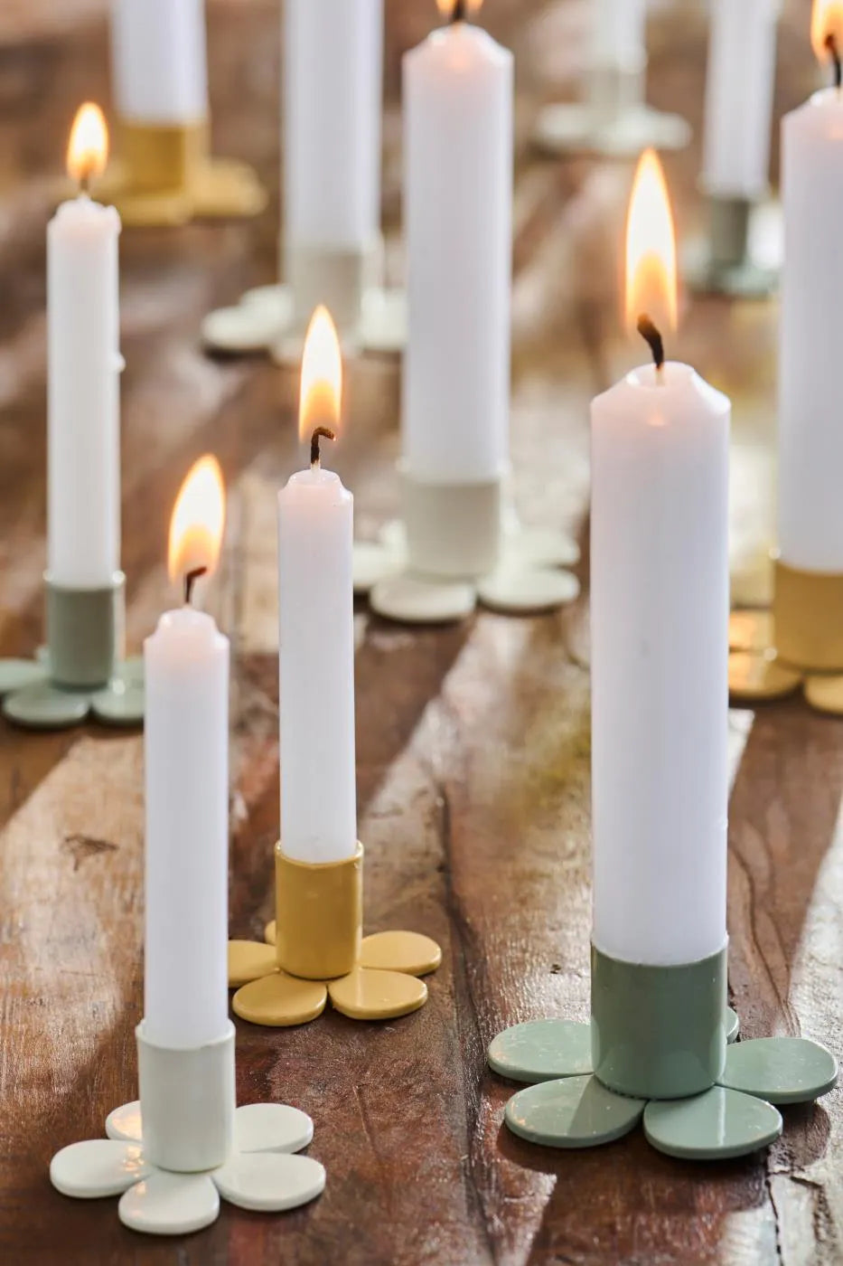 Kerzenhalter Blume - Butter Cream | Ib Laursen – Alsaba